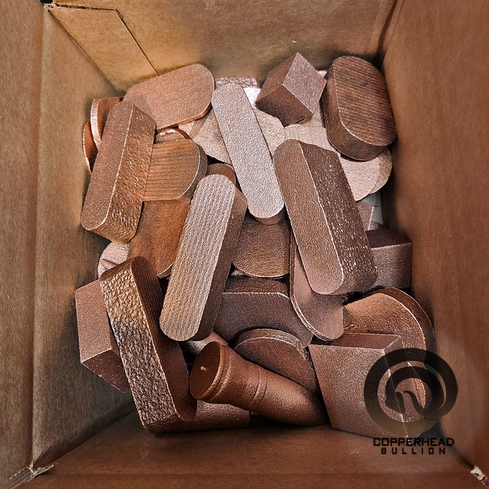 50 Pound Box of Random Copper – Copperhead Bullion